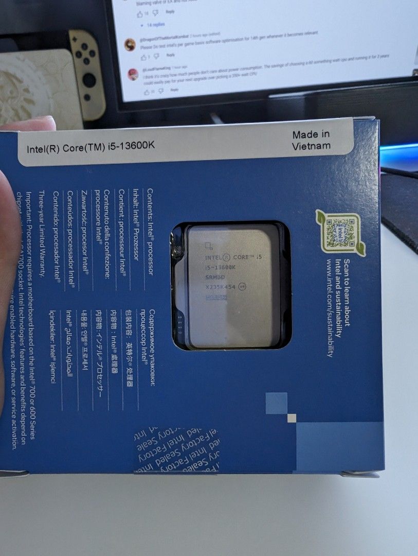 Intel Core i5-13600K CPU Processor, Computers & Tech, Parts & Accessories, Computer Parts on ...