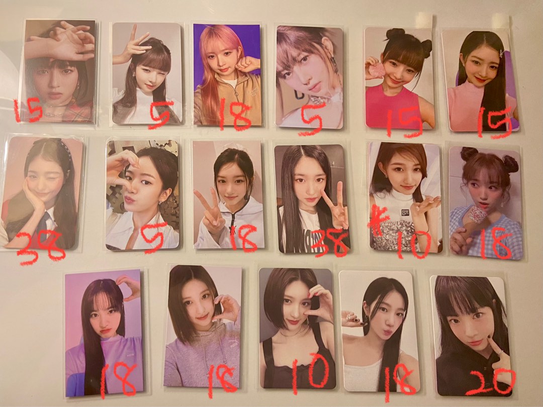 IVE LESSERAFIM LE SSERAFIM NAKO WONYOUNG REI LEESEO YUJIN GAEUL EUNCHAE ...