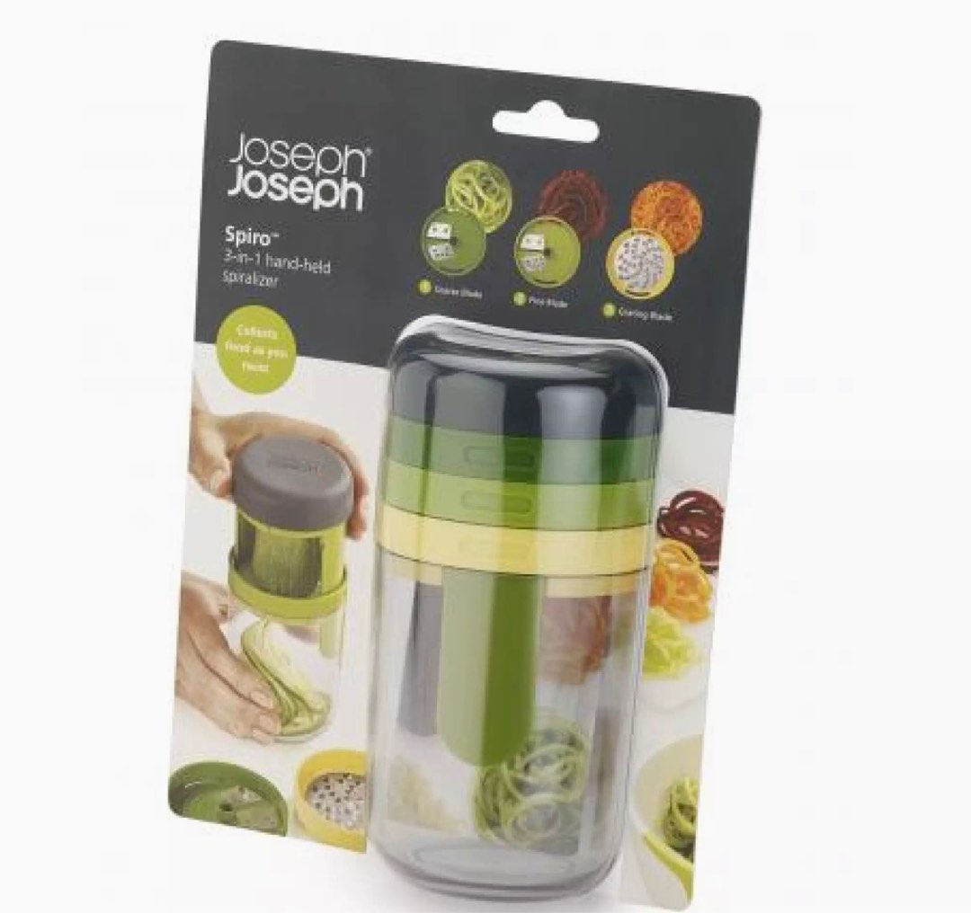 Joseph Joseph Spiro 3-in-1 Hand Held Spiralizer, Furniture & Home ...