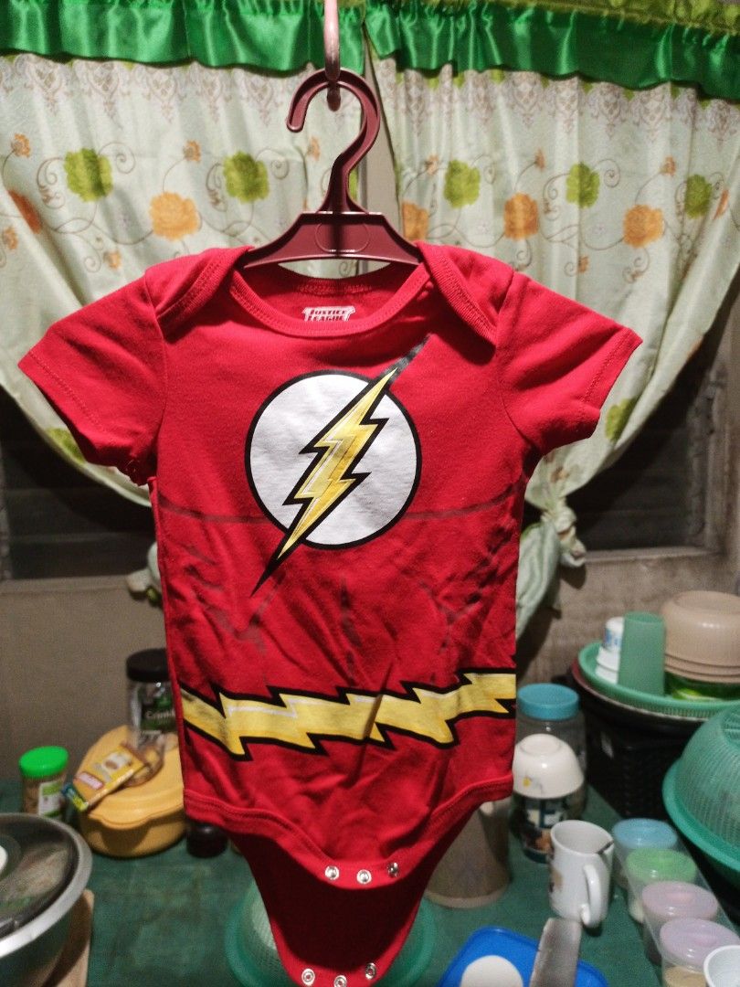 Justice League the Flash Onesie, Babies & Kids, Babies & Kids Fashion ...