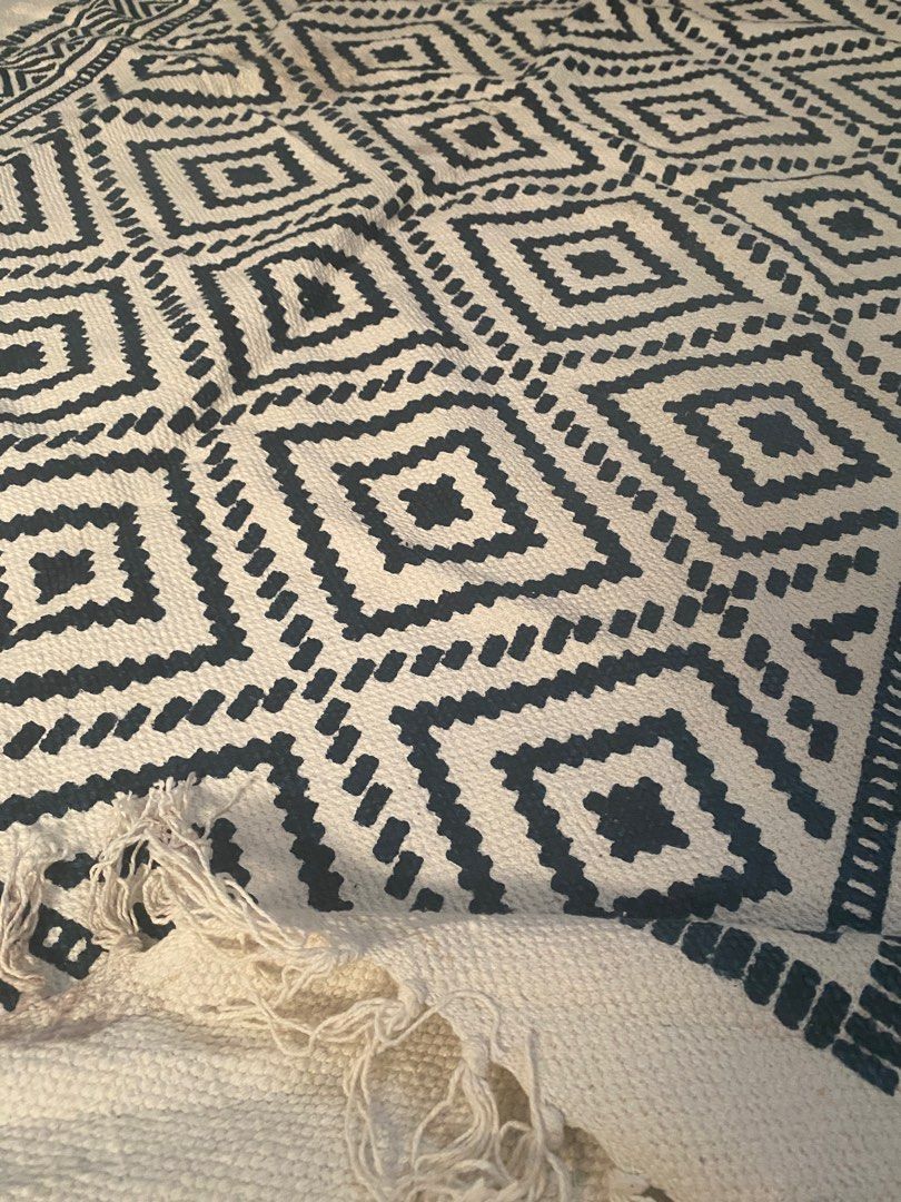 Karpet Rajut Minimalis Estetik Brand Modern House Made in India 110 x ...