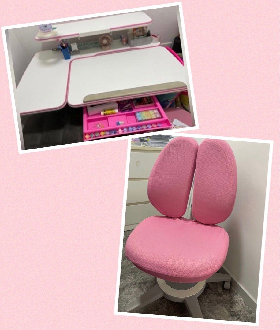 Kids Ergo Bloom Ergonomic Study Desk & Chair, Babies & Kids, Baby ...