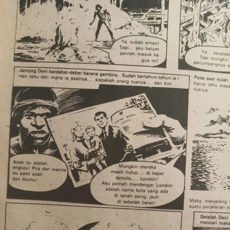 Komik strip deni manusia ikan, Buku & Alat Tulis, Komik dan Manga di Carousell