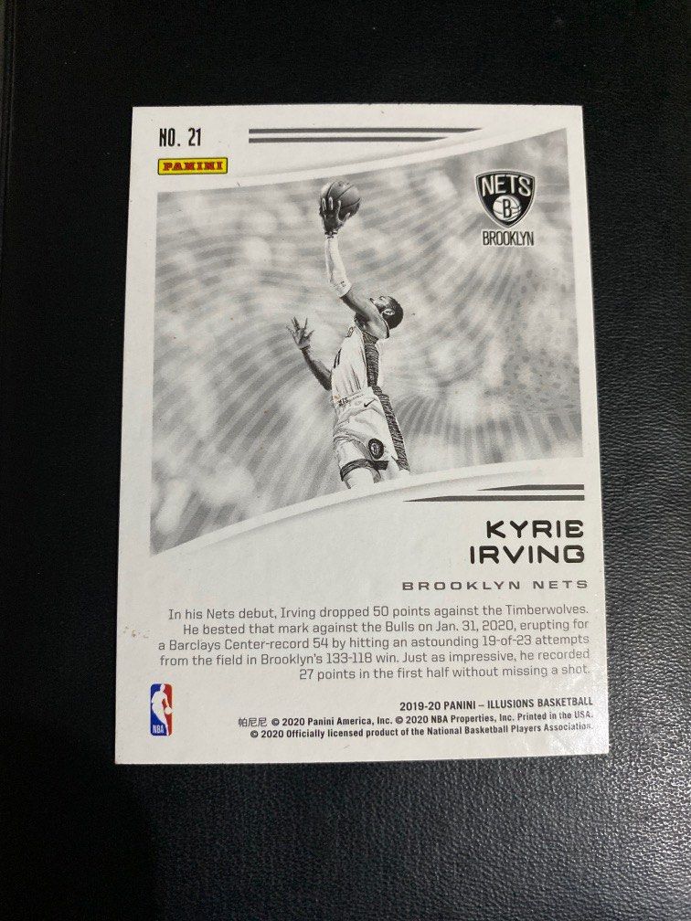 Kyrie Irving Season Highlights Collectible Cards, Hobbies & Toys, Toys ...