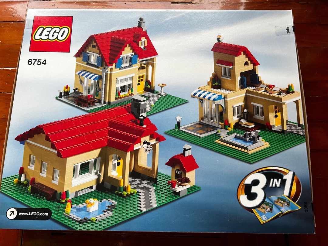 Lego 6754 Creator 紅屋頂, 興趣及遊戲, 玩具 & 遊戲類 - Carousell