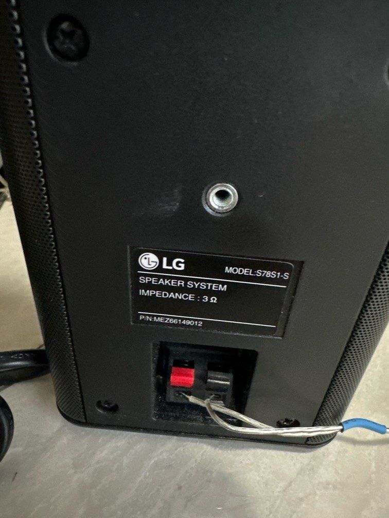 LG rear speakers, Audio, Soundbars, Speakers & Amplifiers on Carousell