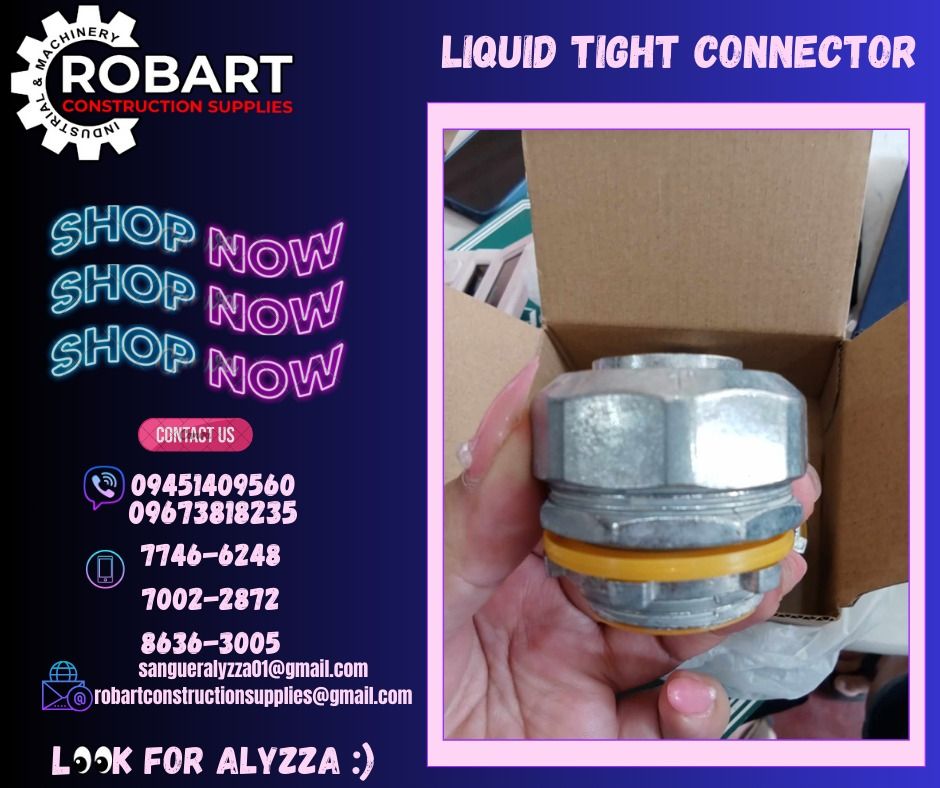 LIQUID TIGHT STRAIGHT CONNECTOR, Commercial & Industrial, Construction ...