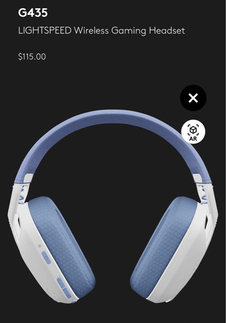 Logitech G435 LIGHTSPEED Wireless Gaming Headset, Audio, Headphones ...