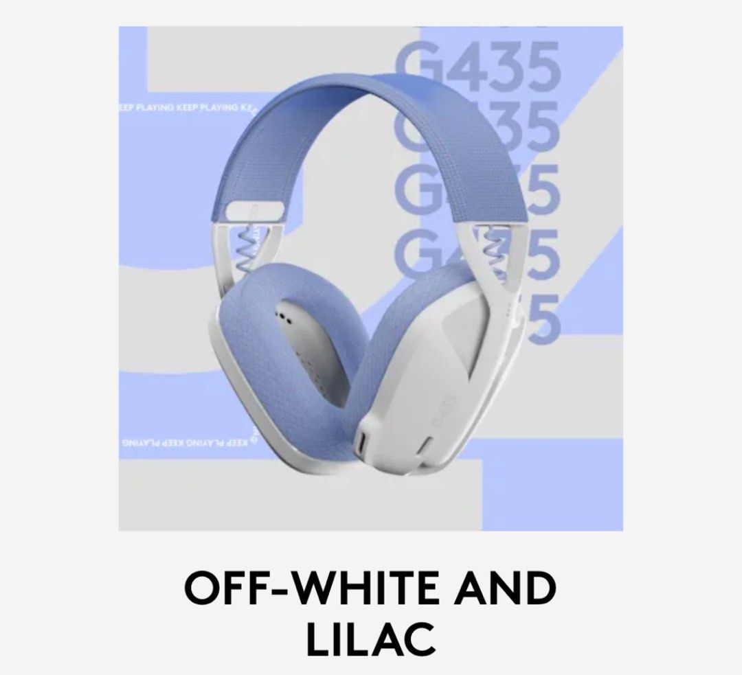 Logitech G435 LIGHTSPEED Wireless Gaming Headset, Audio, Headphones ...