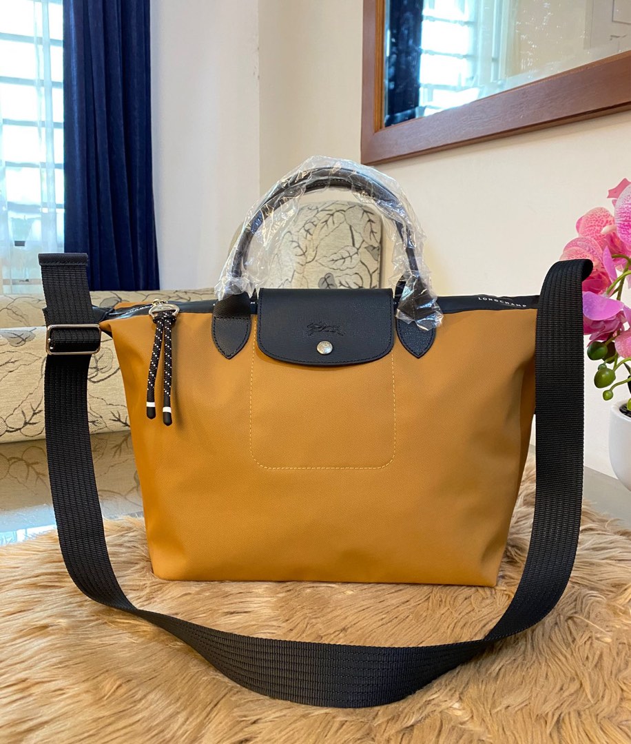 Longchamp Energy *Medium* Tobacco ️3.6jt ️, Barang Mewah, Tas & Dompet di Carousell