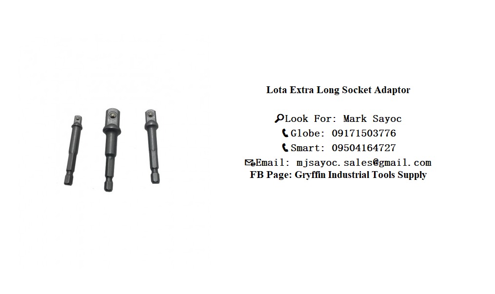 Lota Extra Long Socket Adaptor, Commercial & Industrial, Industrial ...