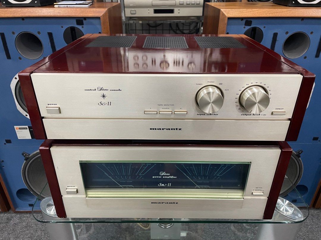 Rare Marantz SC11 preamp and SM11 power amp in 220V , Audio, Soundbars ...
