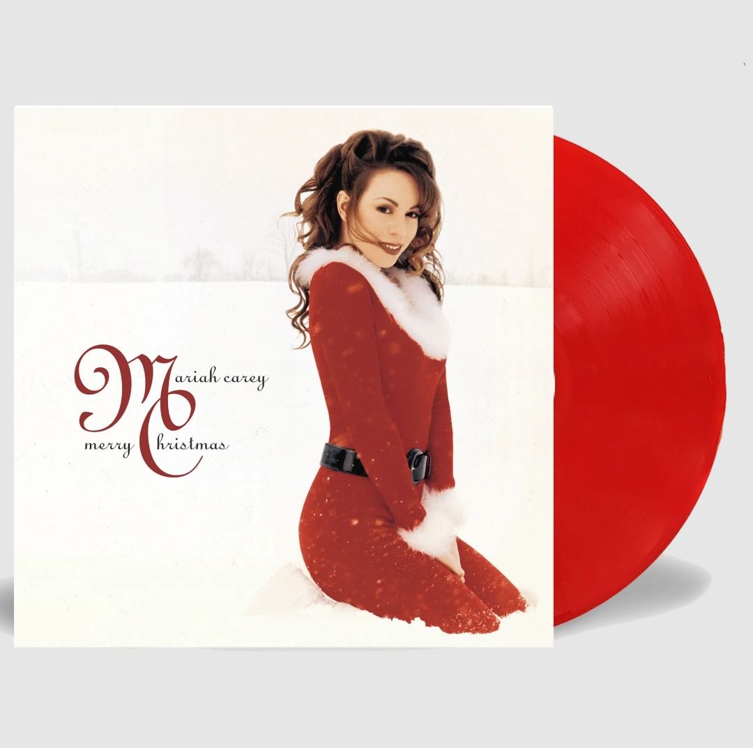 MARIAH CAREY - Merry Christmas (Deluxe Anniversary Red Vinyl LP), Hobbies & Toys, Music & Media ...