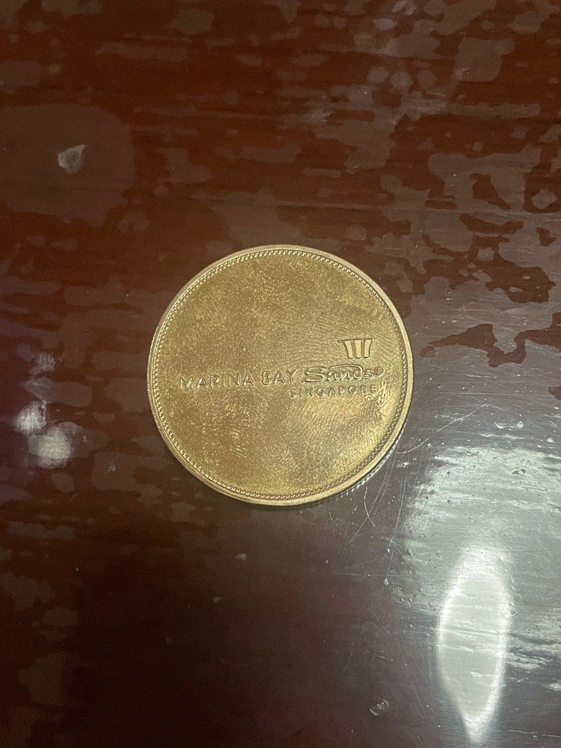 Marina Bay Sands (MBS) coin, Hobbies & Toys, Memorabilia & Collectibles ...