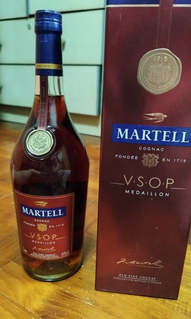 Martel VSOP 1L, Food & Drinks, Alcoholic Beverages on Carousell