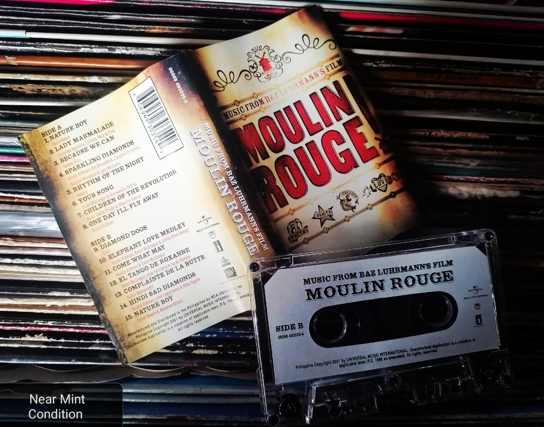 Moulin Rouge Cassette Tape Original Cassette Tapes Vintage Cassettes ...