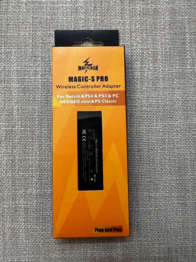 Mayflash Magic S Pro Wireless Controller Adaptor, Video Gaming, Gaming ...