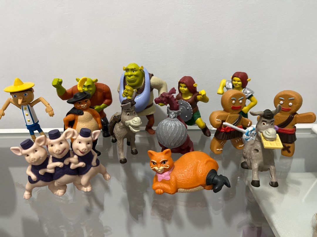 Mcdo shrek collectibles take all, Hobbies & Toys, Toys & Games on Carousell