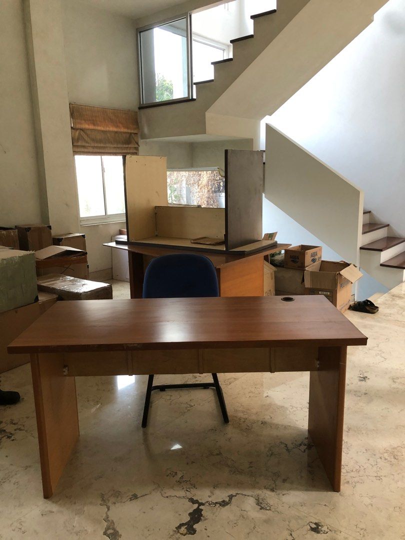 Meja Coworking Space Meja Kantor Work Belajar Meja Makan Serbaguna ...