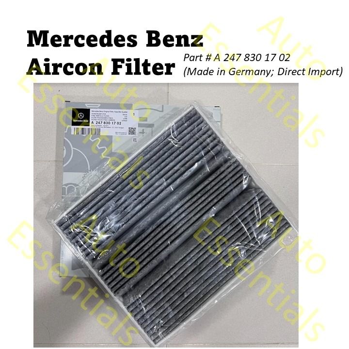 Mercedes Benz Cabin Aircon filter for A-class W177 B-class W247 CLA ...
