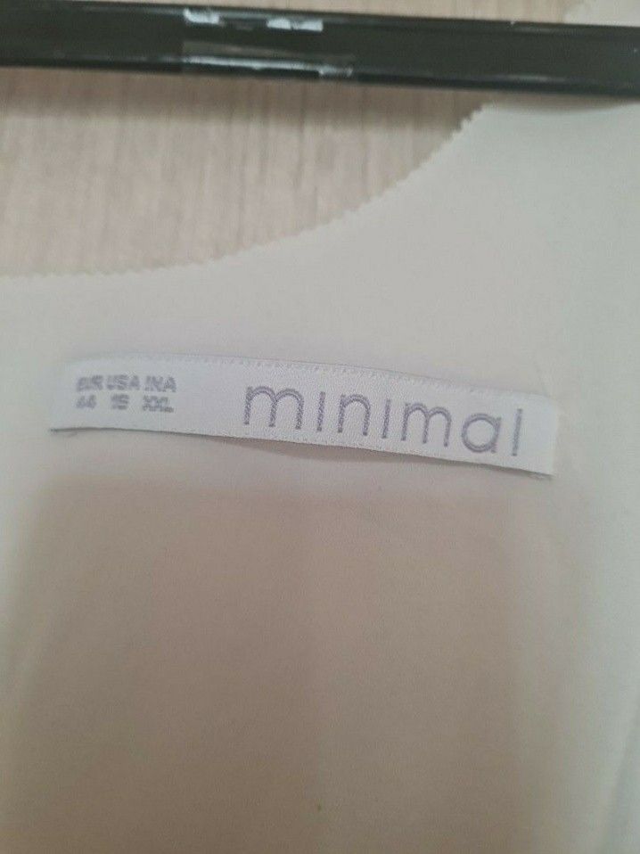 Merek minimal XXL tank top blink blink biru (V12), Fesyen Wanita ...