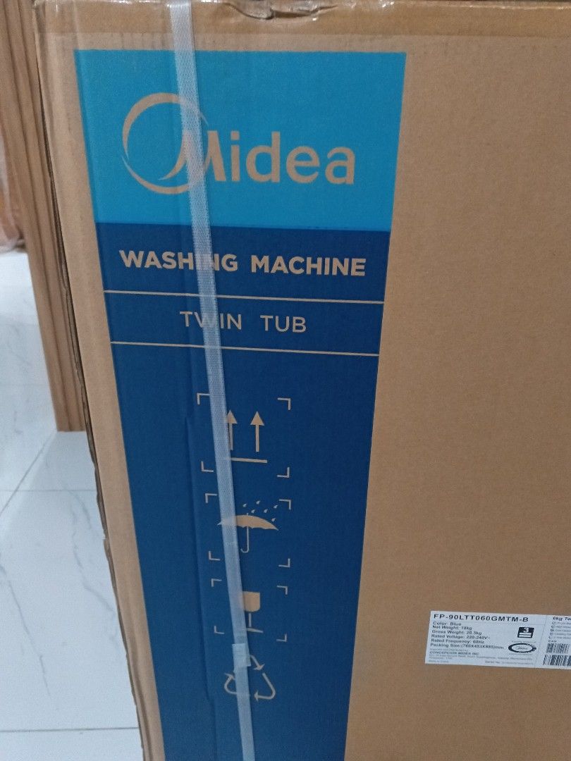 Midea 6kg Twin Tub Washing Machine, TV & Home Appliances, Washing ...
