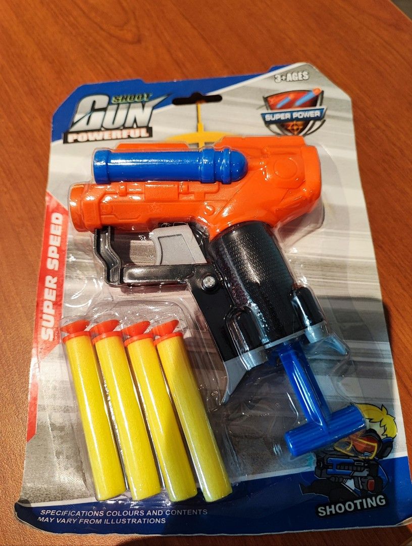 Mini nerf gun, Hobbies & Toys, Toys & Games on Carousell