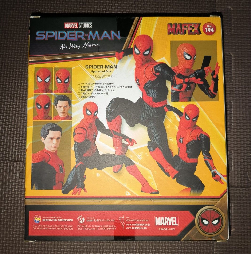 Misb mafex spiderman no 194, Hobbies & Toys, Toys & Games on Carousell