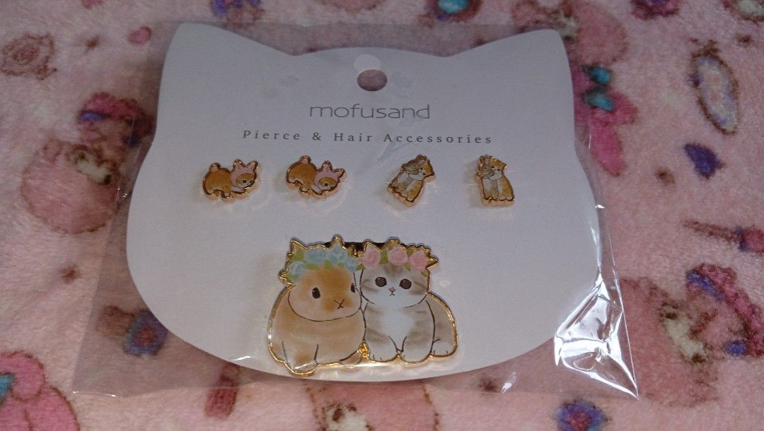 Mofusand Earrings and Hair Accessories, Hobbies & Toys, Memorabilia ...