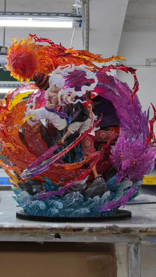 Monkey D Studio - ( Red & White ) Shanks & Nika, Hobbies & Toys, Toys ...