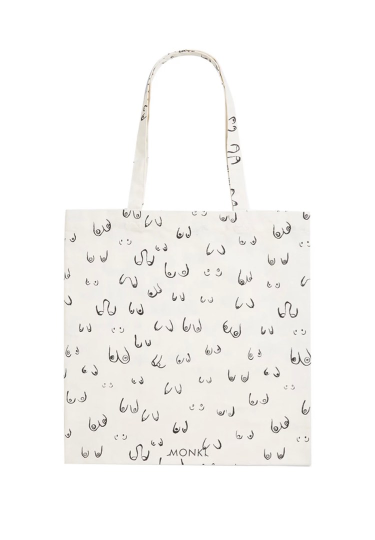 Monki tote bag, Women's Fashion, Bags & Wallets, Tote Bags on Carousell