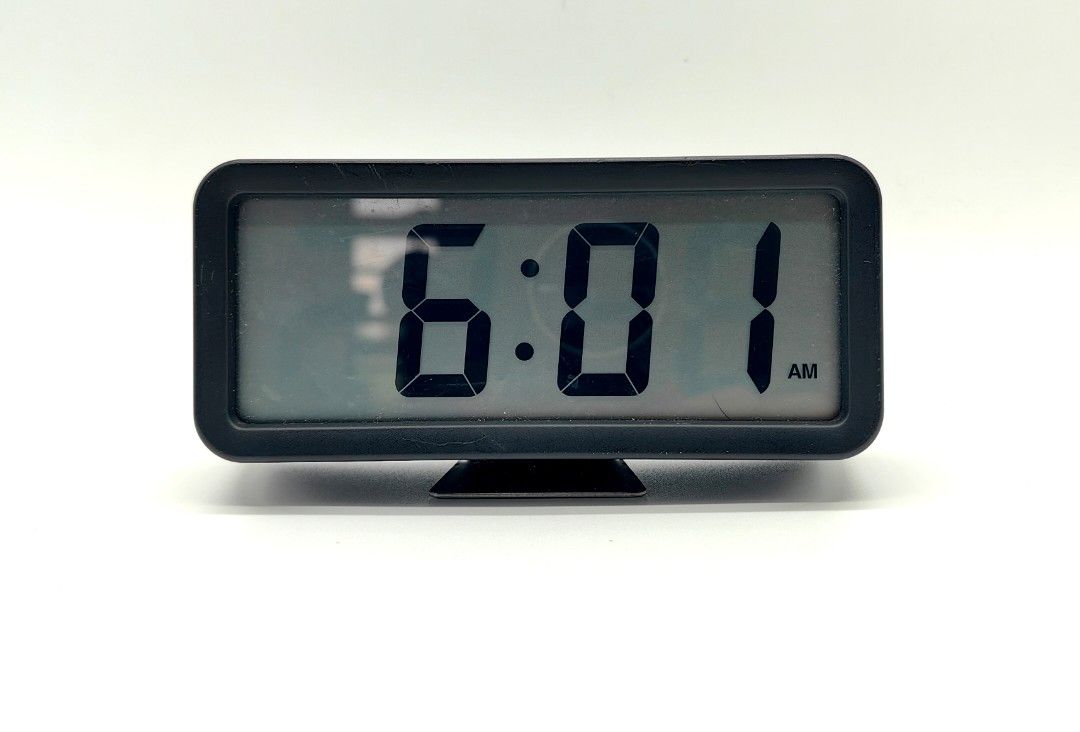MUJI Digital clock small (with alarm function) Black MJ-DCSB1 ...