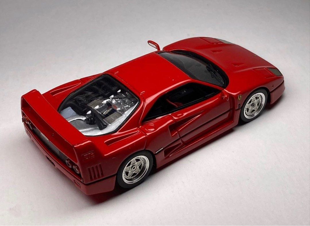 MY64 Ferrari F40 Red RESIN - MINI GT TOMICA HOT WHEELS TARMAC WORKS ...