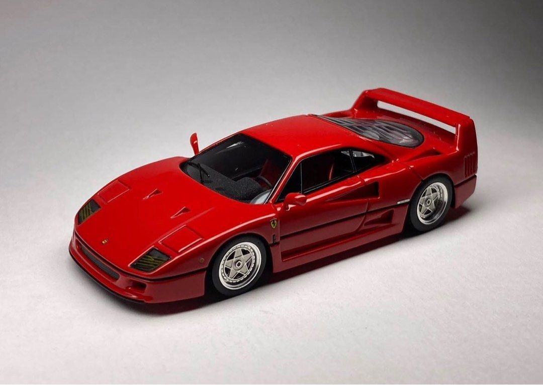 MY64 Ferrari F40 Red RESIN - MINI GT TOMICA HOT WHEELS TARMAC WORKS ...