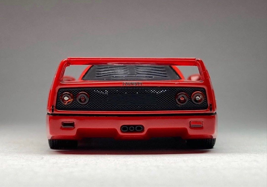 MY64 Ferrari F40 Red RESIN - MINI GT TOMICA HOT WHEELS TARMAC WORKS ...