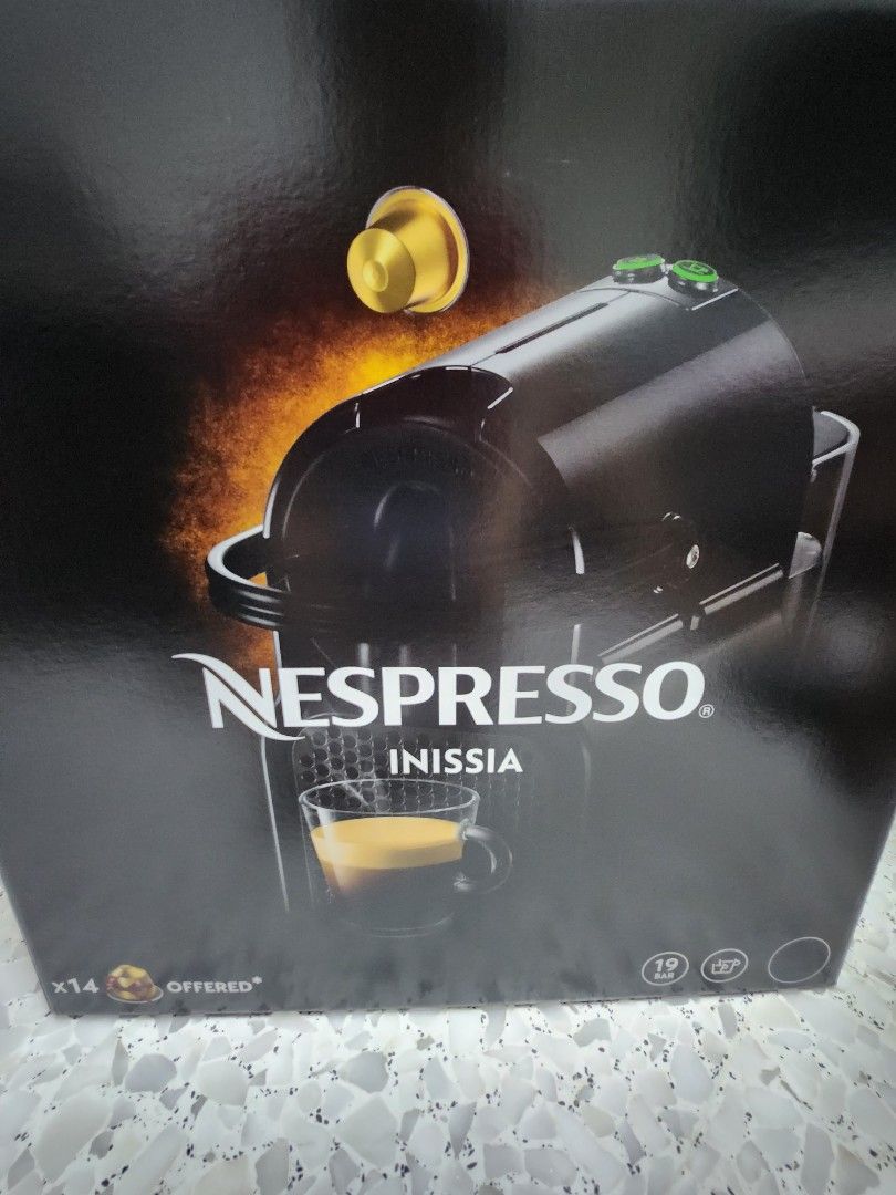 Nespresso Inissia Coffee Machine, TV & Home Appliances, Kitchen ...