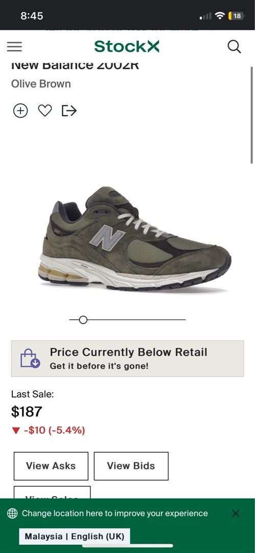 New balance 2002r(m2002rhn) olive green, Men's Fashion, Footwear ...