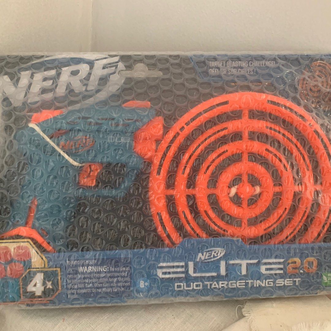 NEw Baru Nerf Elite 2.0 Duo Targeting set, Toys & Collectibles, Mainan ...