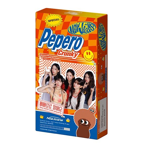 NewJeans x Pepero 朱古力條pack, 興趣及遊戲, 收藏品及紀念品, 韓流 - Carousell