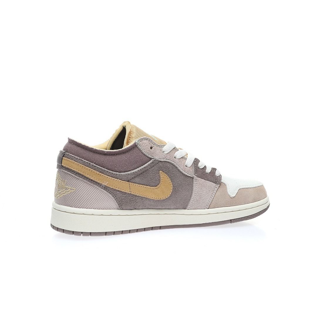 Nike Air Jordan 1 Low SE Craft"Inside Out/Brown Yellow "AJ1 Jordan ...
