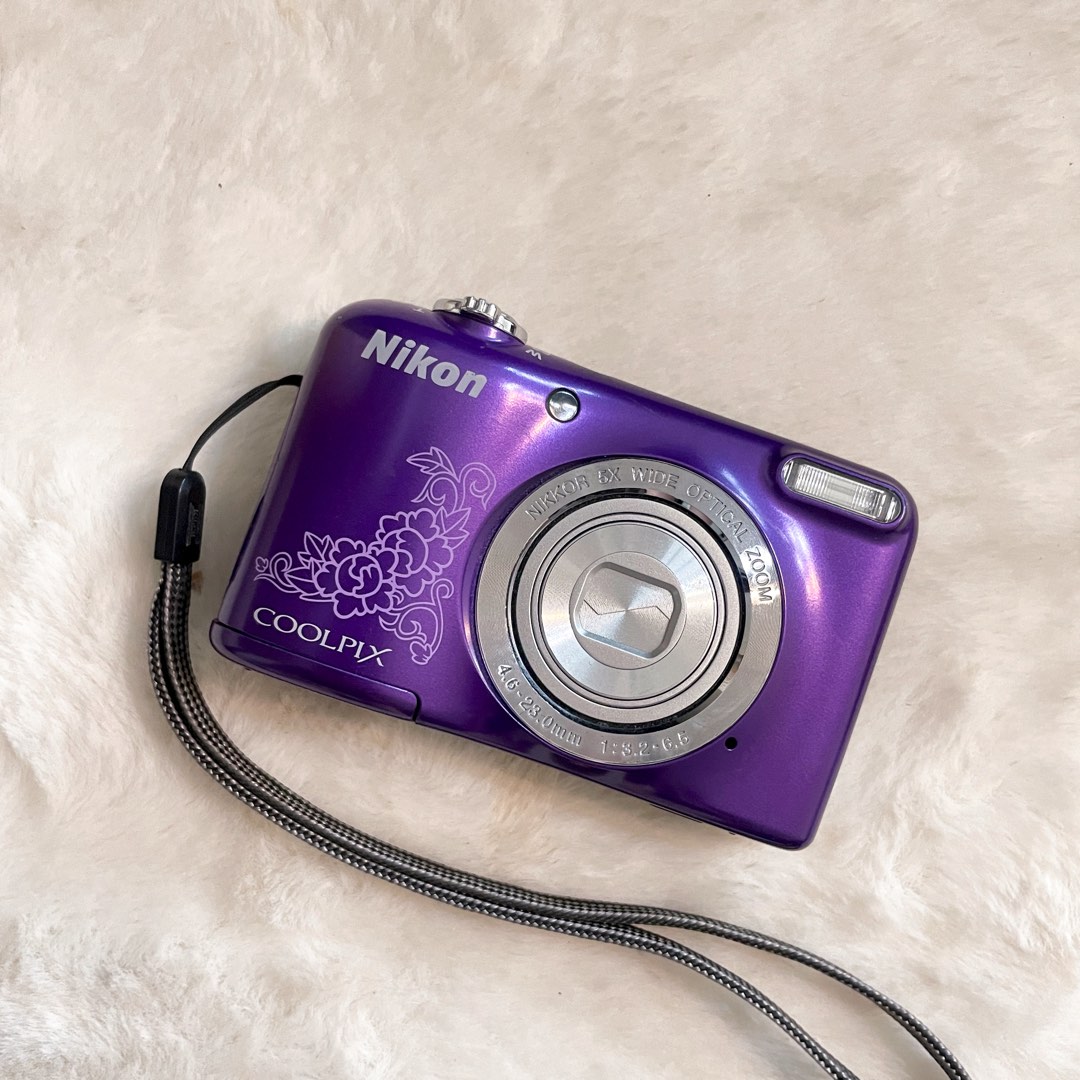 Rare Purple Nikon Coolpix L29 digital camera, Photography, Cameras on ...