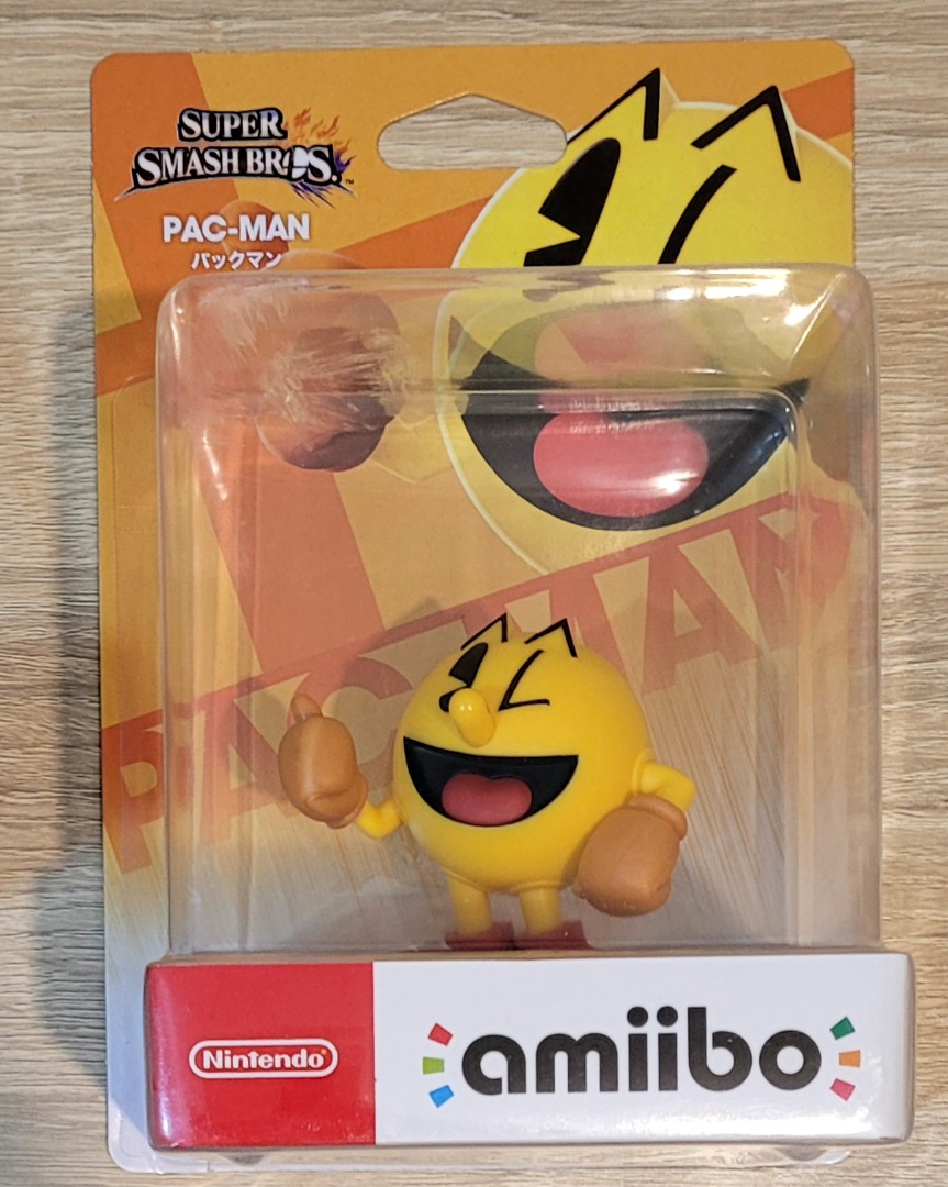 Nintendo Amiibo: Pac-Man (Super Smash Bros Series), 興趣及遊戲, 玩具 & 遊戲類 ...