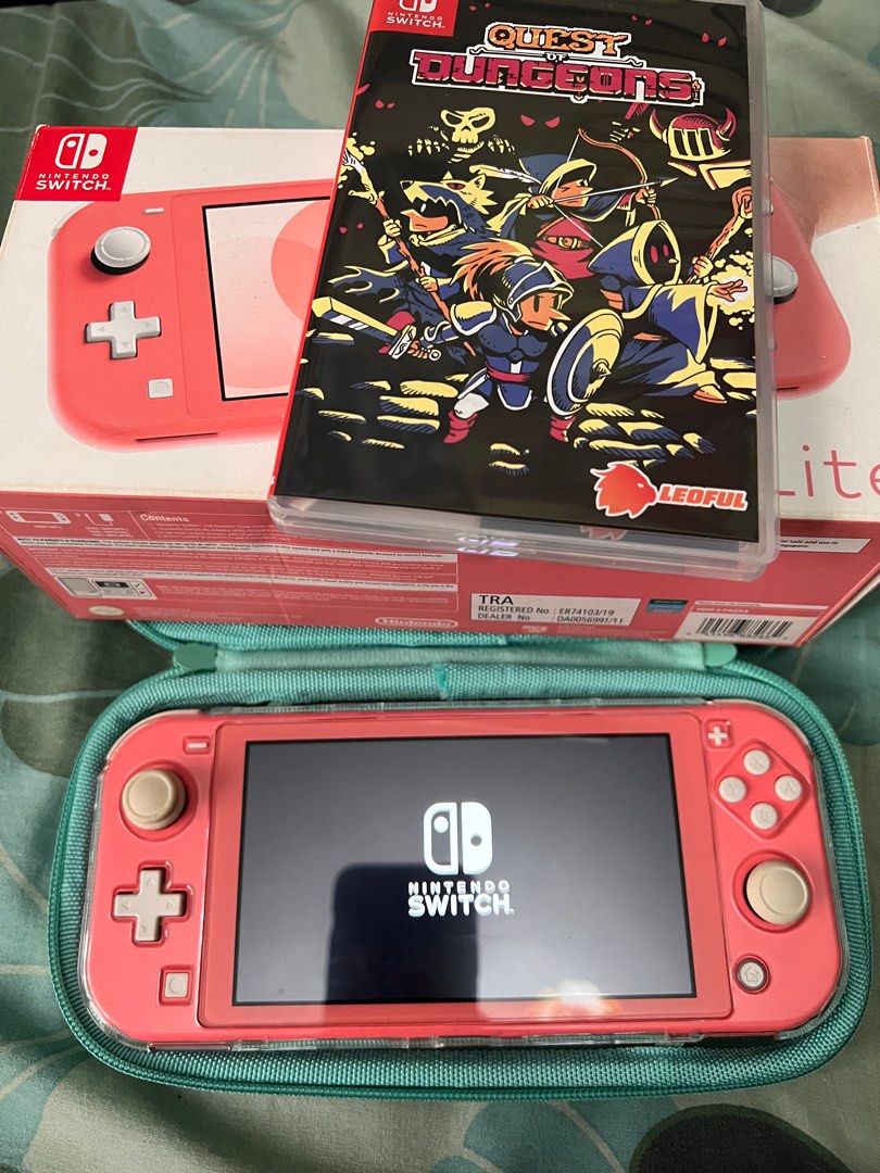 Nintendo Lite Coral, Video Gaming, Video Game Consoles, Nintendo on ...