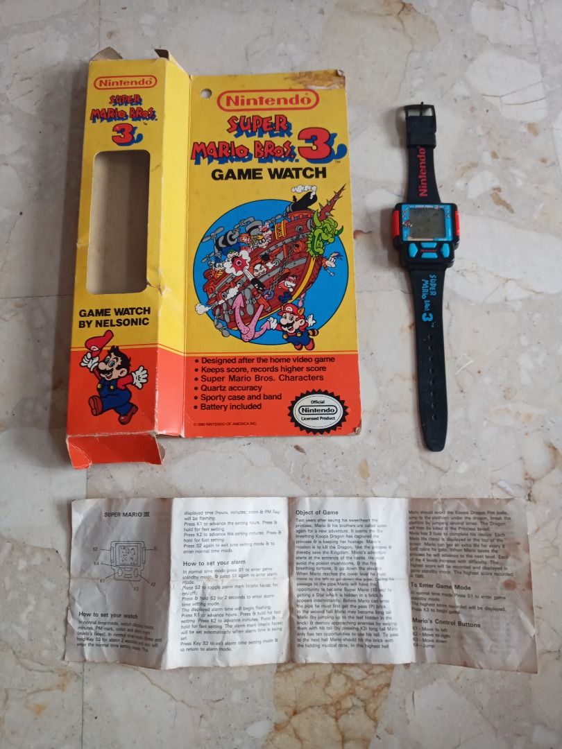 Nintendo Super Mario Bros 3 Game Watch, Hobbies & Toys, Toys & Games on ...