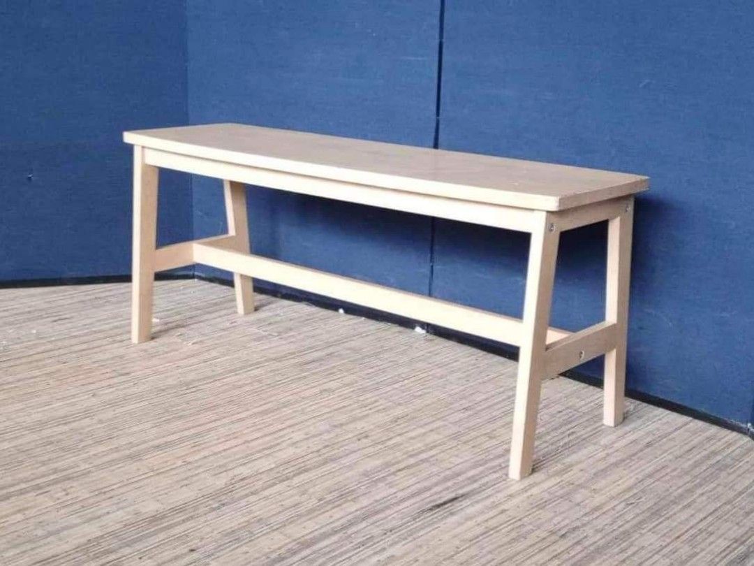 Nitori Wooden Bench, Furniture & Home Living, Furniture, Chairs on ...