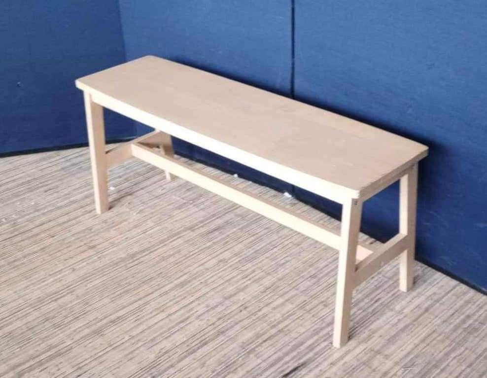 Nitori Wooden Bench, Furniture & Home Living, Furniture, Chairs on ...
