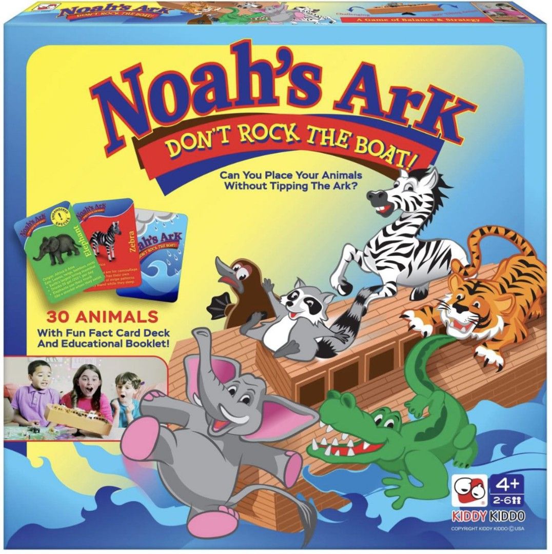Noah' Ark - Don't Rock The Boat Board Game, Hobbies & Toys, Toys ...