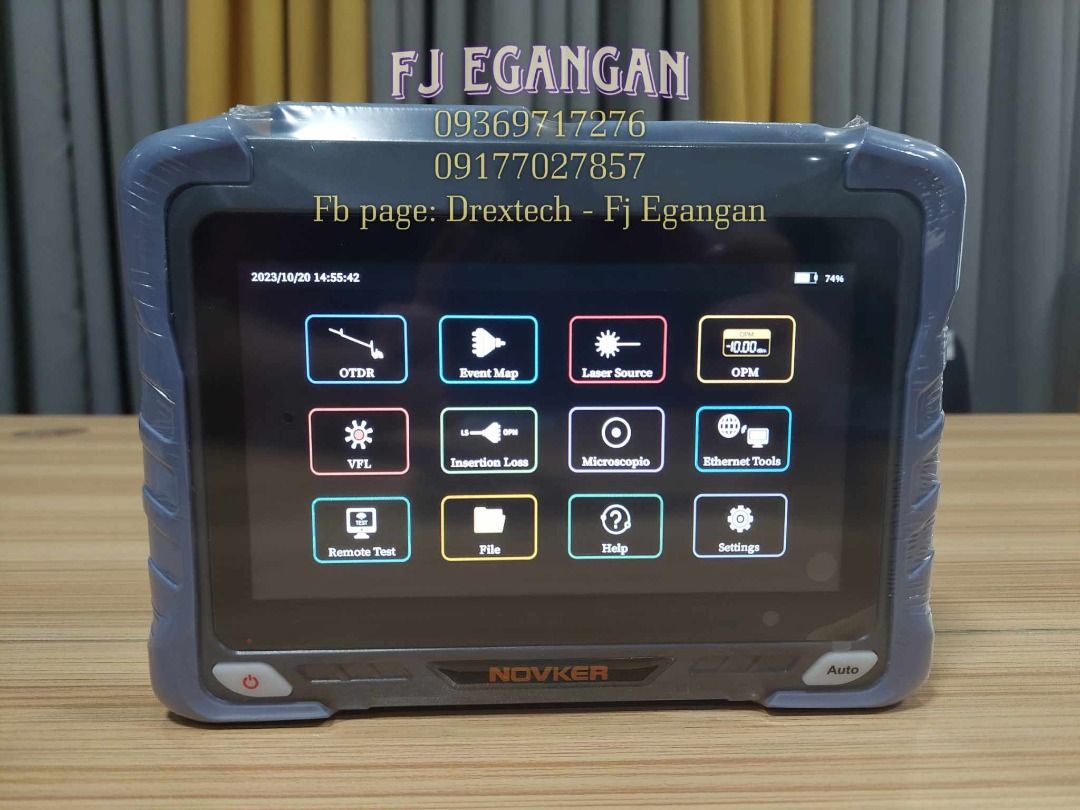 Novker NK6200-S0 PON OTDR Optical Time Domain Reflectometer, Computers & Tech, Parts ...