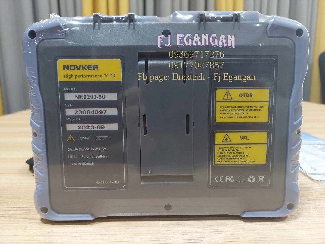 Novker NK6200-S0 PON OTDR Optical Time Domain Reflectometer, Computers & Tech, Parts ...