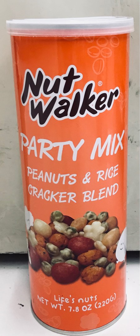 Nut Walker Party Mix 220g Peanuts & Rice Cracker Blend, Food & Drinks ...